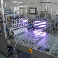 China UV Embossing Machine 300mm x 300mm Dual Lamp 365nm for Glass Acrylic Sheet for sale