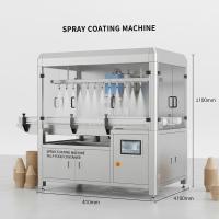 China 1100mm *410mm *1100mm Spray Coating Machine For Pulp Food Container for sale
