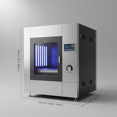 China PLC Control UV Curing Machine 0.2-50mm Curing Thickness 500mm*600mm*1000mm Dimensions for sale