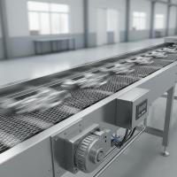 China Stainless Steel Conveyor Belt Machine for Transport Functioning with High Speed for sale
