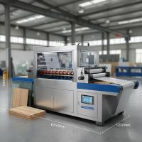 China Film Laminating Machine 6300x1550x1200mm Automatic Rewinding 1.5KW for Floor Board Glass Plastic Sheet for sale