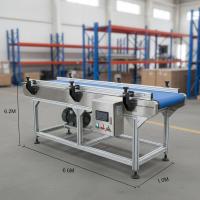 China 2m*0.6m*1.5m accuracy Conveyor Belt Machine Continuous Conveyor System for sale