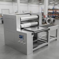 China Stainless Steel LED UV Embossing Machine 360-410V 50HZ Roller Delivery Laminating Machine for sale