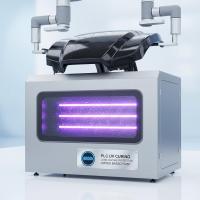China PLC UV Curing Machine 365nm 1000W for Water Based Paint Lamp Life 8000h for sale