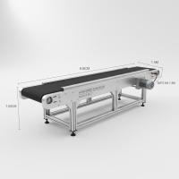 China High Speed Conveyor Belt Machine 2m x 0.6m x 1.5m with 50kg/h Capacity and PLC Control System for sale