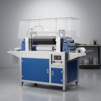 China 620mm Single Roller Coating Machine 5-20m/min Conveying Speed for Wood Plastic Metal for sale