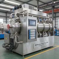 China 380V Microwave Vacuum Dryer System with PLC Control | 30-50KW Power | 1-10T/h Capacity for sale