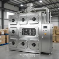 China Industrial 9-Stage Microwave Vacuum Dryer 85KW 80°C for Food Chemical Pharmaceutical for sale