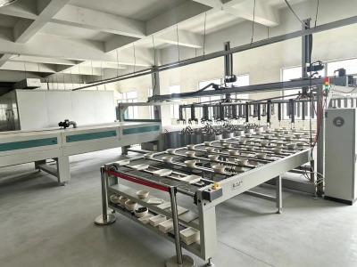 China 24-Station Rotary Spin Coating Line for Pulp Molding with Fully Customizable Water & Oil Barrier Coating for sale