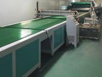 China 380V Pneumatic Curtain Coating Machine with 80m/min Speed and Four-Stage Conveying System for sale