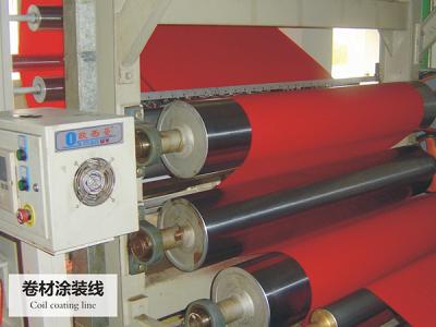 China Grass Green Computer White Coil Coating Line 380V 50Hz Automated Production Equipment for sale