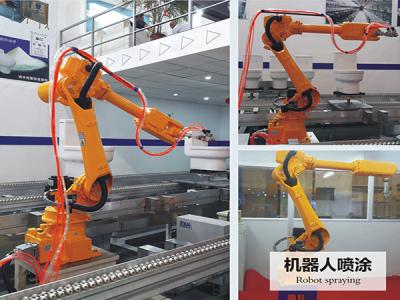 China Automatic Robotic Spray Painting System 380V 50HZ with ISO9001 and CE Certification for sale