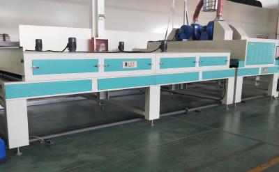 China Spot Grass Green UV Coating Line with 1320mm Width and 5-20 m/min Speed - ISO9001 Certified Automatic Printing UV Machine for sale