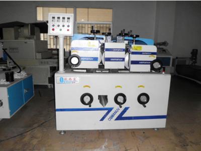 China 20m/min MDF Hot Melt Roller Coater 250mm Sponge Roller for Water Based Paint Coating for sale