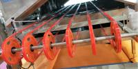 China 2m*0.6m*1.5m accuracy Conveyor Belt Machine Continuous Conveyor System for sale