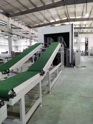 China ISO9001 Natural Gas Heating UV Floor Coating Machine 0.1-1m/min 2500mm Width for sale