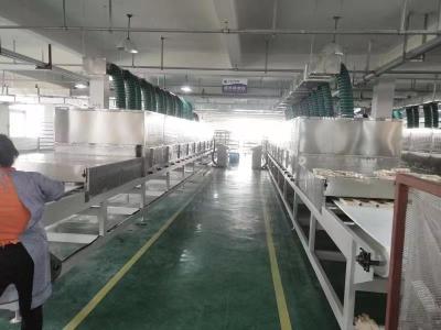 China OSMANUV Microwave Vacuum Drying Equipment 30-50KW 10T/H Capacity with PLC Control System for sale