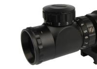 China ANS 3 - 9X40E Illuminated Reticle Scope 1 / 2MOA Matte Finish With Side Rail for sale