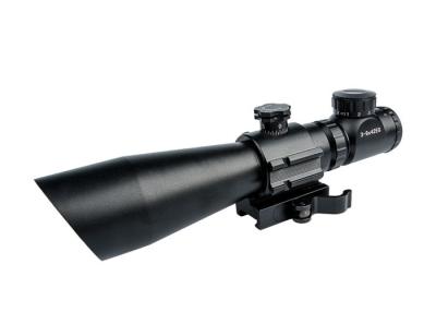 China ANS 3 - 9X40E Illuminated Reticle Scope 1 / 2MOA Matte Finish With Side Rail for sale