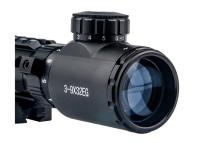 China 11 / 20mm Mount Illuminated Hunting Scope Tri Rail Type 32mm Objective Diameter for sale
