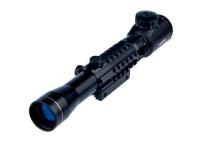 China 11 / 20mm Mount Illuminated Hunting Scope Tri Rail Type 32mm Objective Diameter for sale