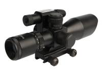 China Integral Sunshade Long Range Hunting Scopes With Green Laser 20mm Mount for sale