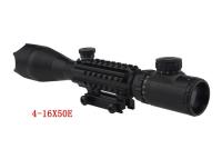 China Outdoor Illuminated Long Range Hunting Scopes 50mm Objective Diameter R14 Reticle Type for sale