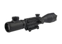 China Outdoor Illuminated Long Range Hunting Scopes 50mm Objective Diameter R14 Reticle Type for sale