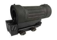 China 4X30 Magnification Military Long Range Scopes , Dot Reticle Scopes With 20mm Mount for sale