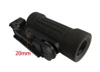 China 4X30 Magnification Military Long Range Scopes , Dot Reticle Scopes With 20mm Mount for sale