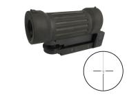 China 4X30 Magnification Military Long Range Scopes , Dot Reticle Scopes With 20mm Mount for sale