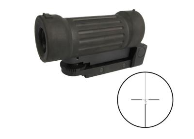 China 4X30 Magnification Military Long Range Scopes , Dot Reticle Scopes With 20mm Mount for sale