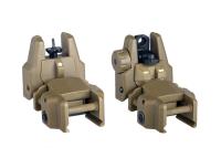 China Flip - Up Rifle Sights Kit Rear And Front Night Sight For And Picatinny Rails for sale