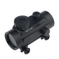 China 1X Magnification Red Dot Scope 5 Brightness Red And Green Illuminuted for sale