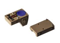 China 45mm Length Red Dot Scope LED Illumination Source Powered By 3V CR2032 Batteries for sale