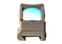 China 45mm Length Red Dot Scope LED Illumination Source Powered By 3V CR2032 Batteries for sale