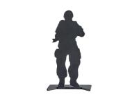 China Durable 66g Shooting Target Set , Steel Shooting Targets 80mm Height for sale
