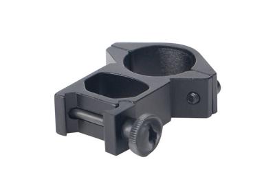 China 25.4mm / 20mm Tactical Rings And Mounts , One Piece Rings And Bases Twist Lock Design for sale
