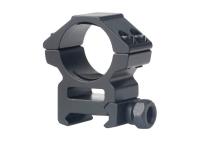 China 25.4mm Mount Tactical Scope Rings Black Color Easy Installation For Hunting for sale