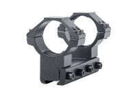 China 25.4mm High Profile Tactical Scope Rings Non Reflective Double Tube Scope Mount for sale