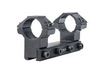 China Military Style Quick Release Rings For Picatinny Rail , Scope Mounting Rings Non Reflective Black for sale
