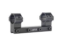 China Military Style Quick Release Rings For Picatinny Rail , Scope Mounting Rings Non Reflective Black for sale