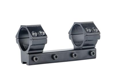 China Long Length Tactical Scope Rings 30mm Low Mount Black Matt Finishing for sale