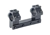 China High Strength Material Picatinny Rail Rings , 30mm Low Rings With Top Rail for sale
