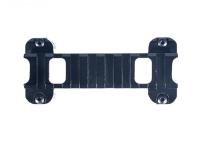China 3.5 Inch Length Picatinny Rail Mount , Tactical Rings And Bases Low Profile For Discreet for sale