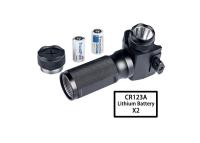China Aluminum Alloy Grip Tactical LED Flashlight 0.35kg Light Weight Concentrated Illumination for sale