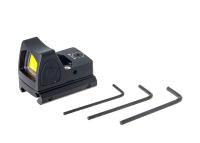 China Black Color Mini Red Dot Sight Red Night Reticle Color Precision Performance for sale