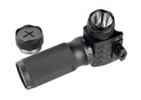China 400 Lumen Tactical Rail Mount Flashlight White Beam Color Water Resistant for sale