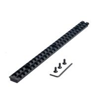 China 258mm Picatinny Rail Mounts For Scopes , Long Picatinny Rail Hard Anodized Surface for sale