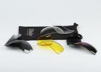 China Eye Protective Tactical Safety Glasses Discoloration Function For Riding And Cycling for sale